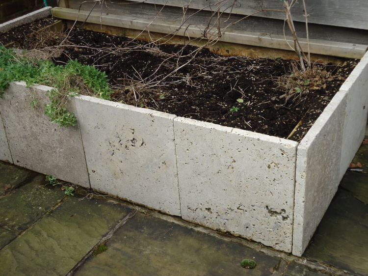 Constructing Raised Planters Using Paving Slabs - The Landscape Library
